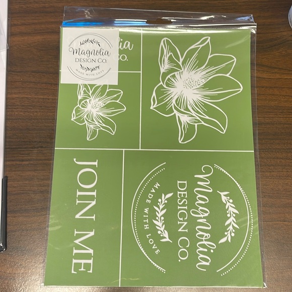 Magnolia | Art | Magnolia Design Co Nip85x1 Logo Stencil | Poshmark
